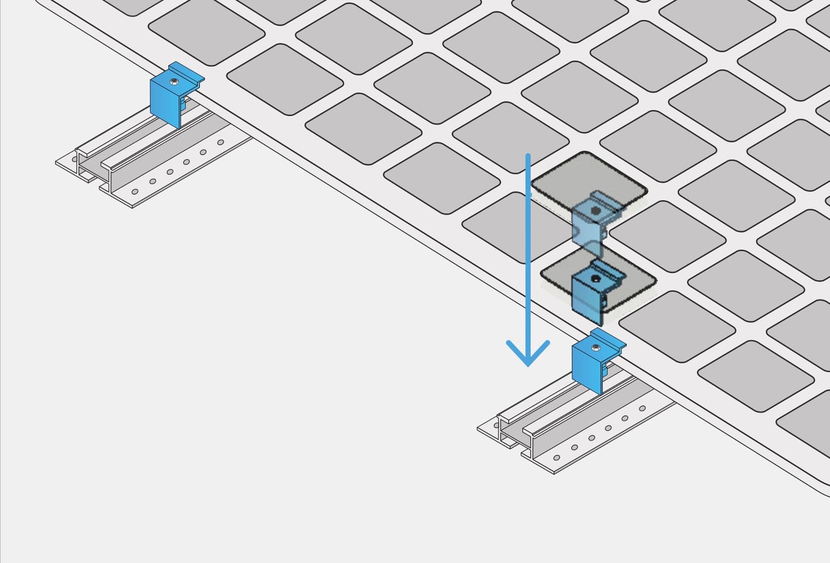 Schiene für die Wandmontage deines SolMates - von EET